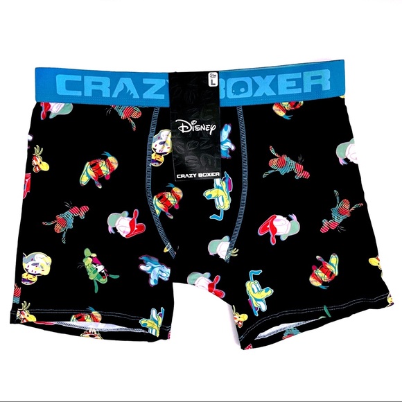 Disney | Underwear & Socks | Disney Crazy Boxer Briefs Underwear Mens ...
